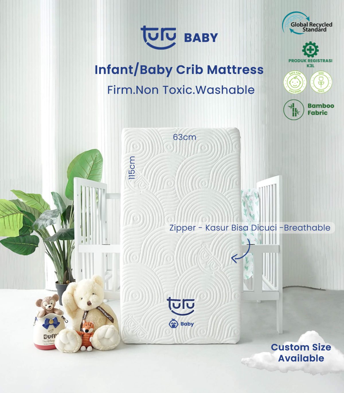 TURU Bed - Kasur dalam box terbaik di Indonesia