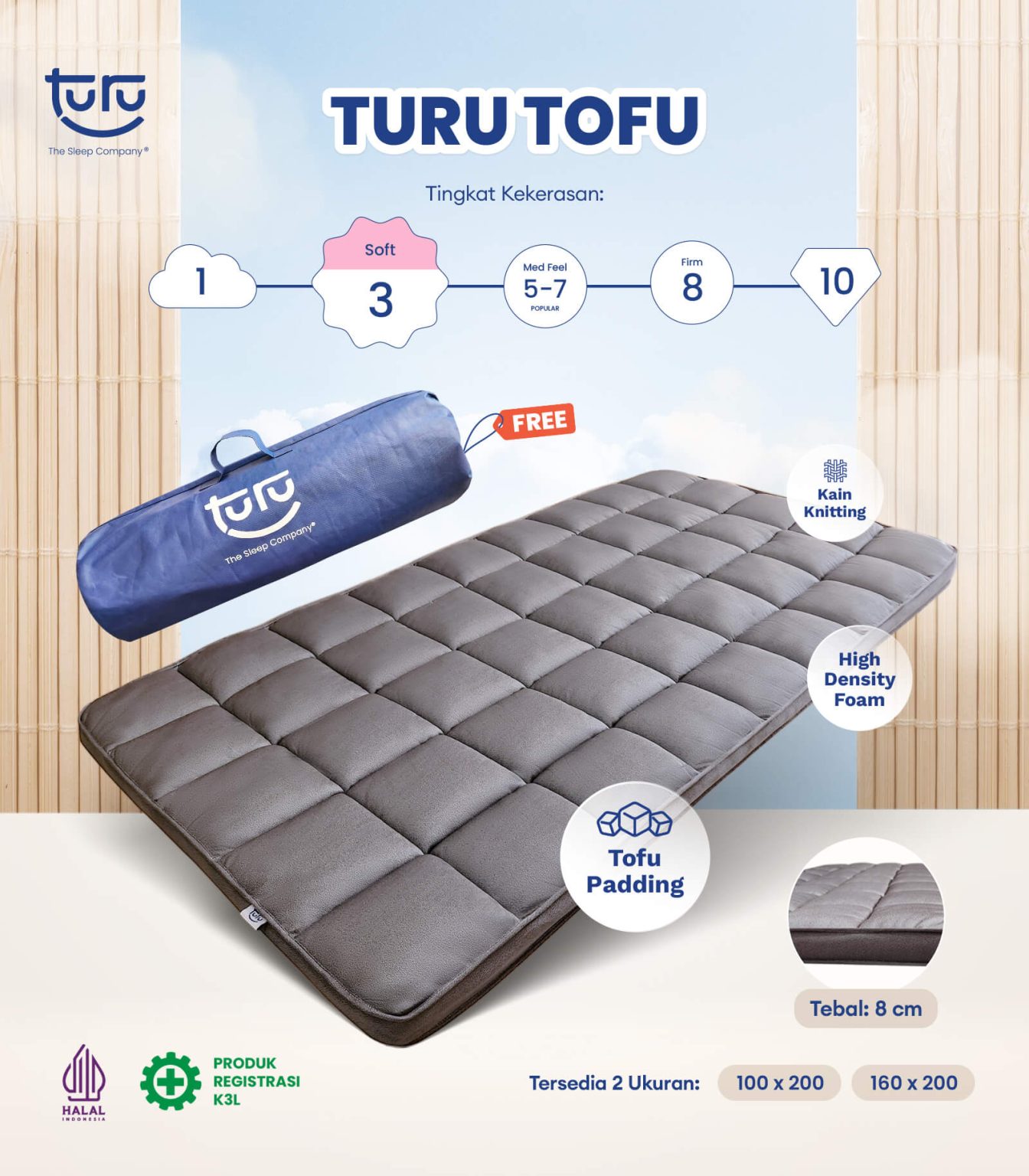 TURU Boss - TURU - Beli Kasur dalam box terbaik di Indonesia, Bantal