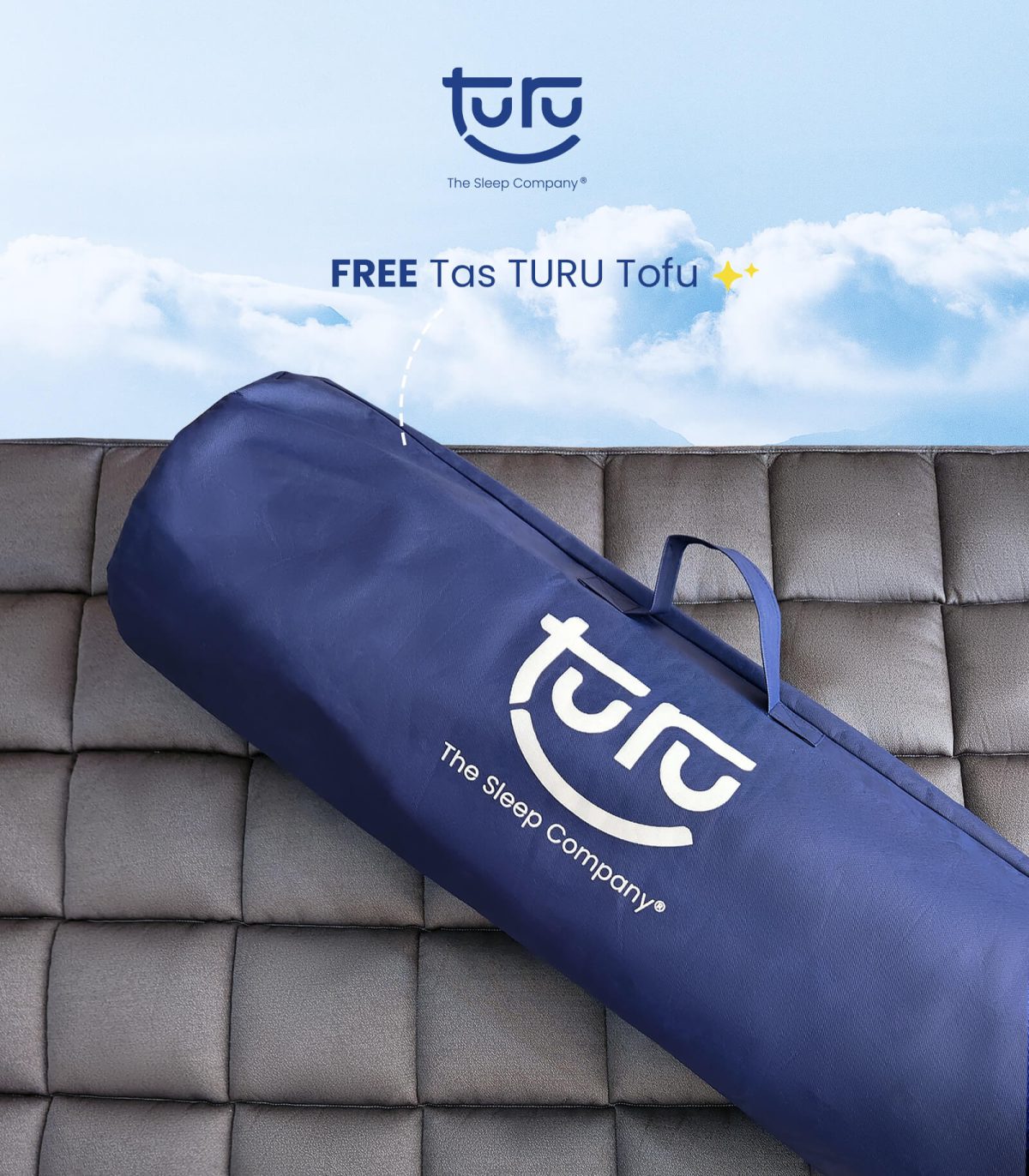 TURU Tofu Kasur Lantai - Baby Box Mnimalist dari TURU Bed