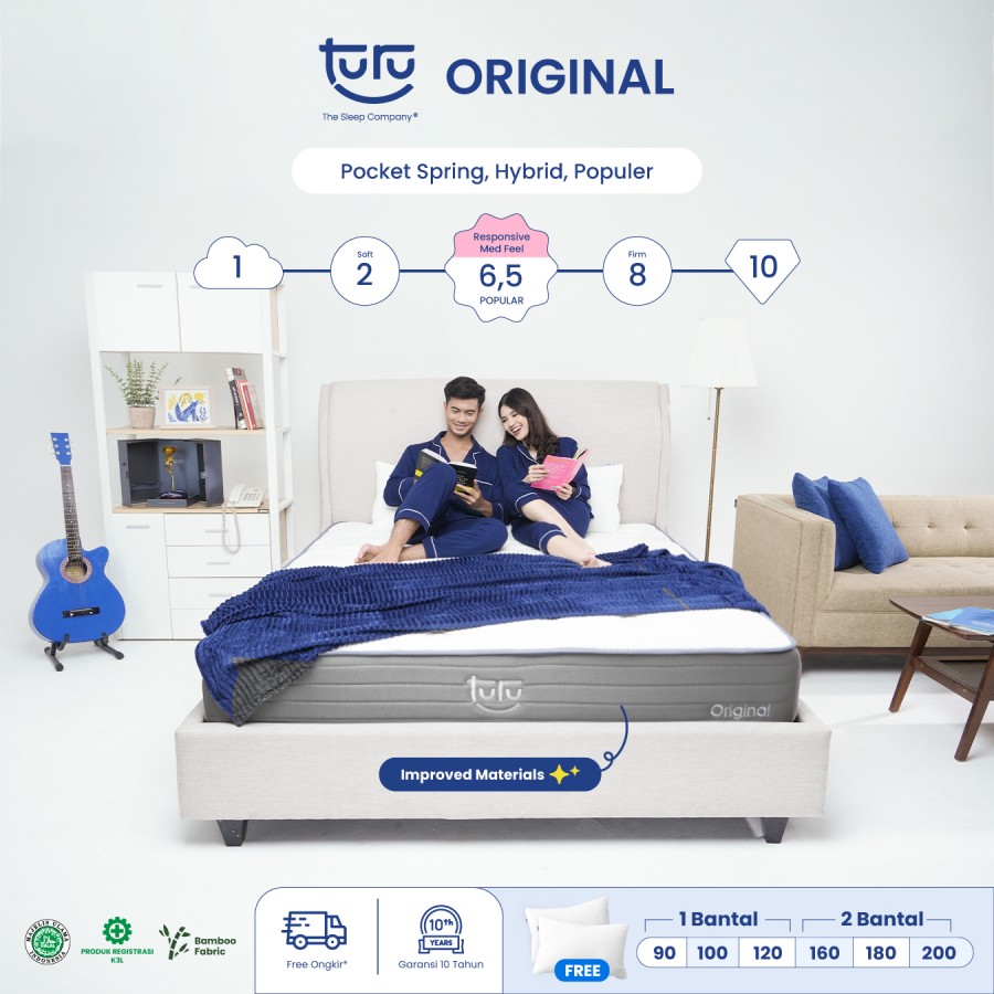 TURU Bed - Kasur dalam box terbaik di Indonesia